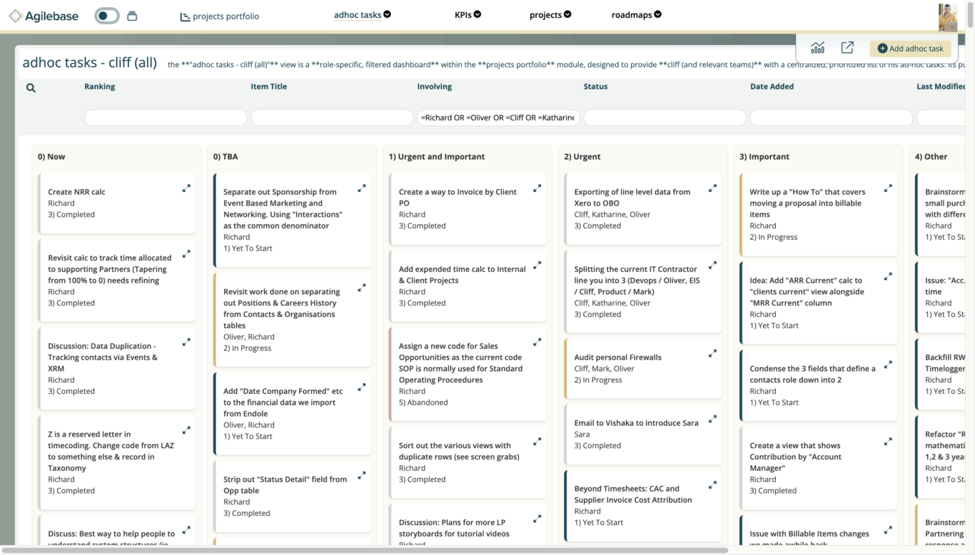 Reporting - Agilebase